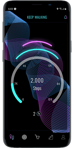 WOKEN TOKEN - App to monitor daily walking steps and converts into tokens