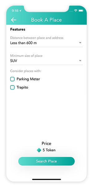Book and offer car parking with real-time parking spot finder app