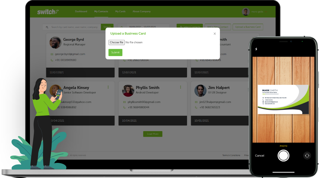 Digital Business Card App | SAAS Business Model