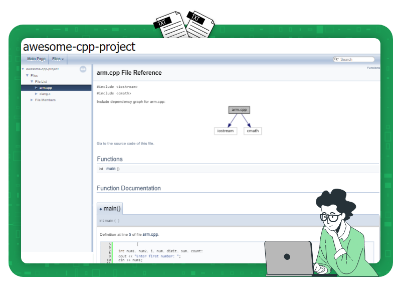 Static code analysis tool | Code documentation