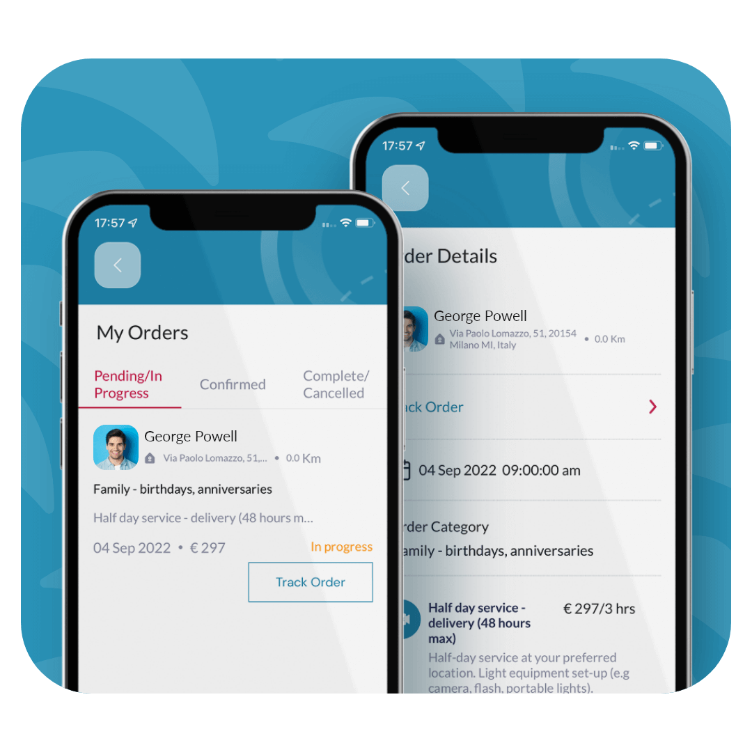 Developed Photography booking app | Webmob Technologies