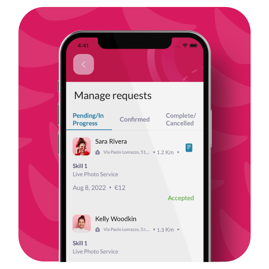 Developed Photography Scheduling app | Webmob Technologies