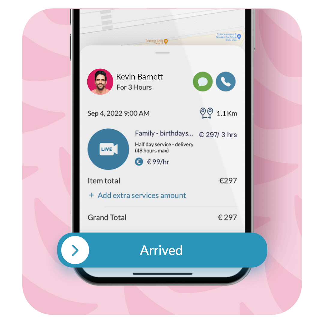 Developed Photography Scheduling app | Webmob Technologies