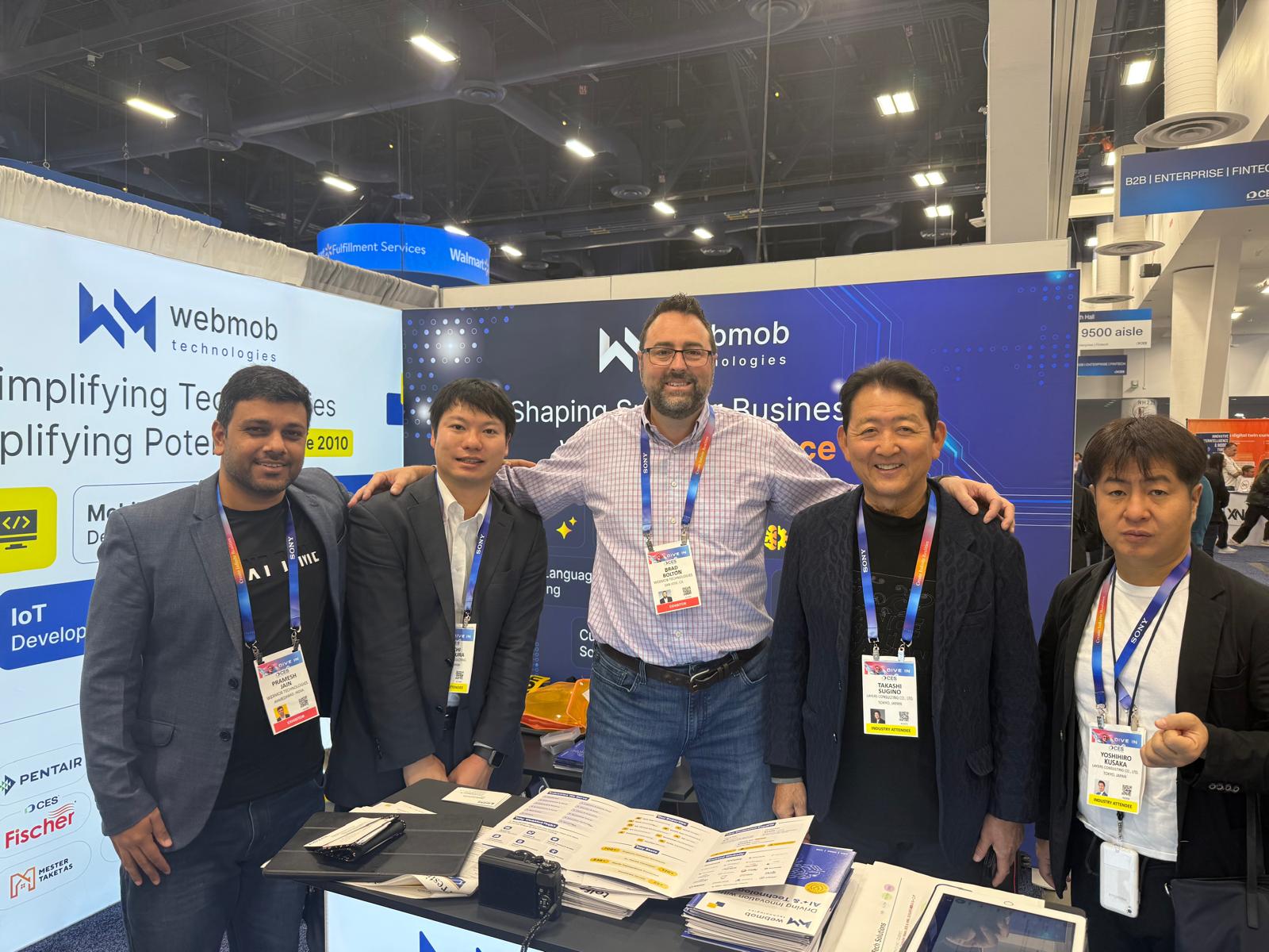 WebMob Technologies at CES 2025: Innovation, AI, and Impact